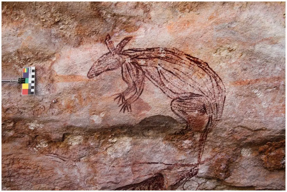 Natagpuan ang Australia Amazing Rock Paintings: Photo.